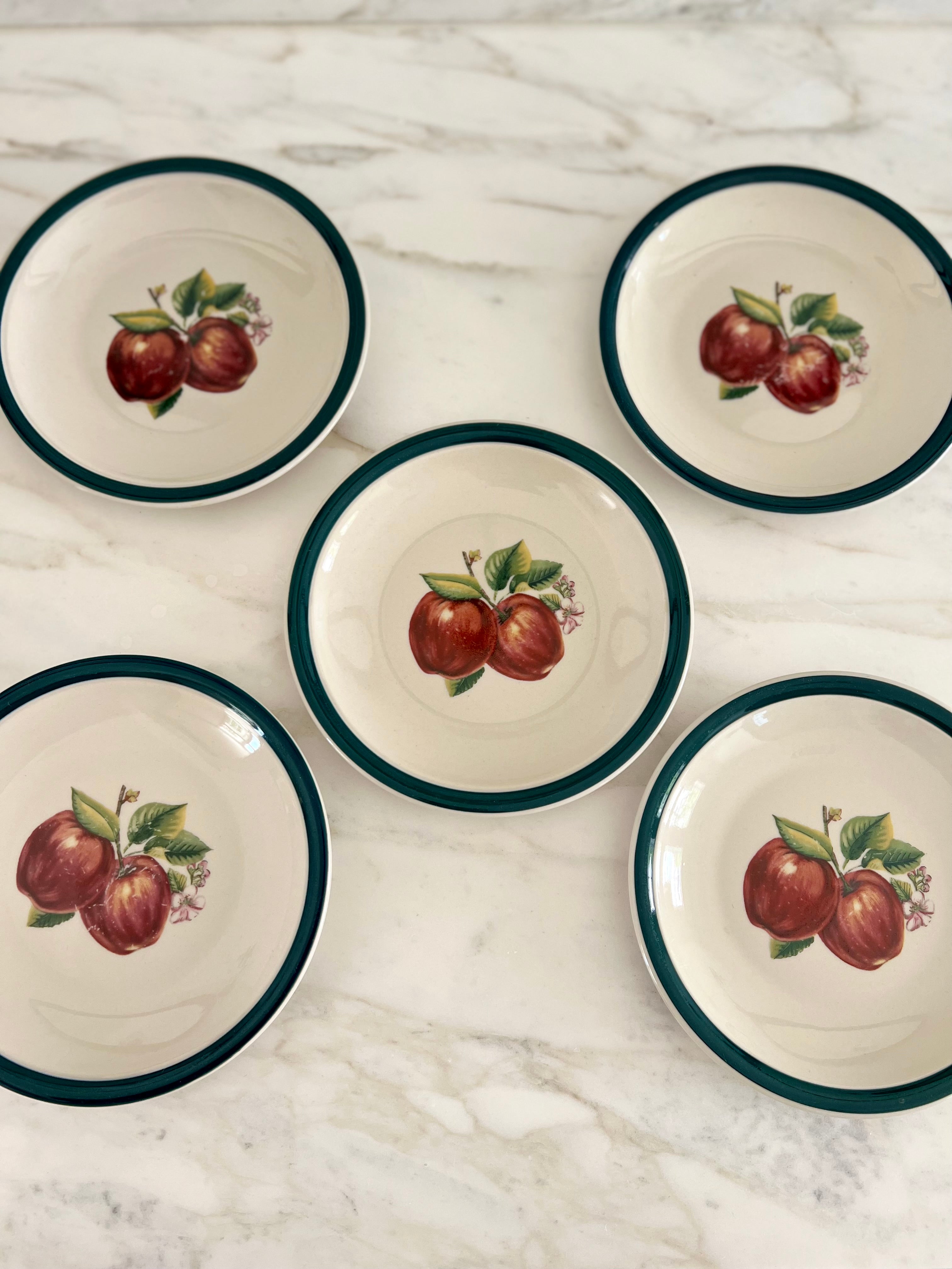 Vintage Apple Dessert Plates – Heirloom Terrain